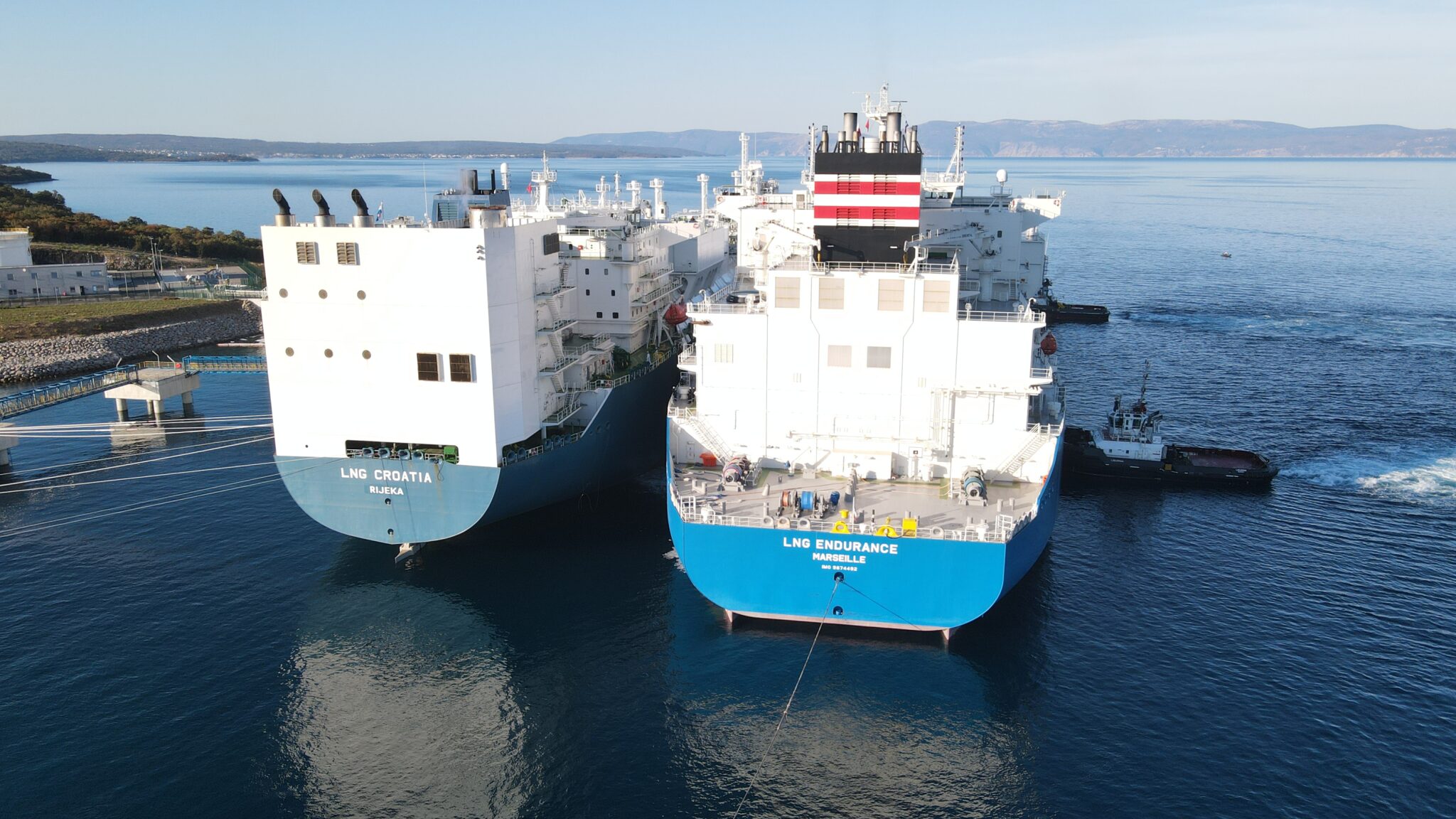 Brod za prijevoz UPP-a ‘LNG Endurance’ pristao na Terminal - LNG Hrvatska