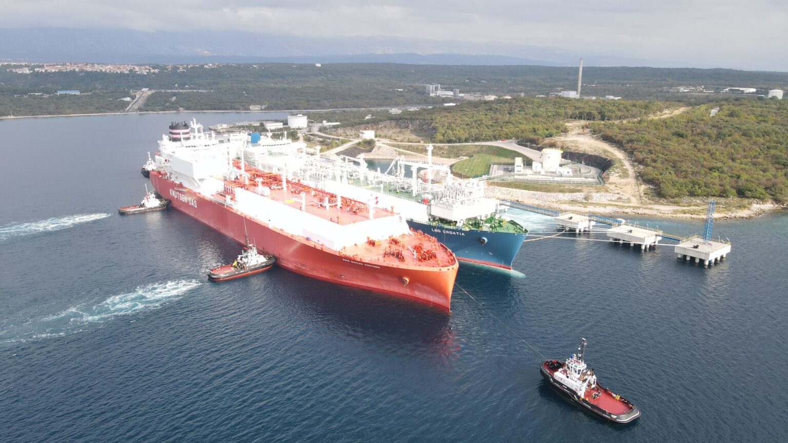 LNG carrier ‘Rias Baixas Knutsen’ has arrived at the Terminal - LNG Hrvatska